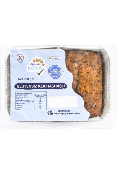 Neka Glutensiz Muffin Haşhaşlı 250 G