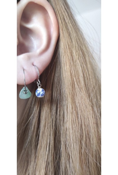 Glamordo Gümüş Kaplama 6'lı Küpe Seti