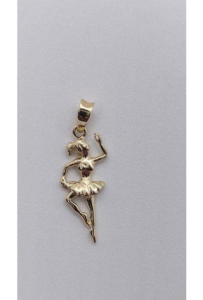 Kolyeci 14 Ayar Altın Balerin Kolye Ucu