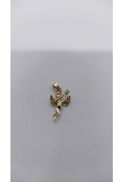 Kolyeci 14 Ayar Altın Melek Kolye Ucu