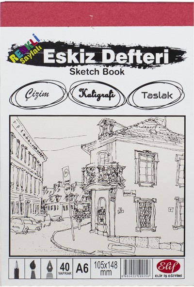 Quilling Renkli Eskiz Defteri - Sketch Book - A6 - 160GR. 40 Yaprak Quilling Renkli Eskiz Defteri - Sketch Book - A6 - 160GR. 40 Yaprak