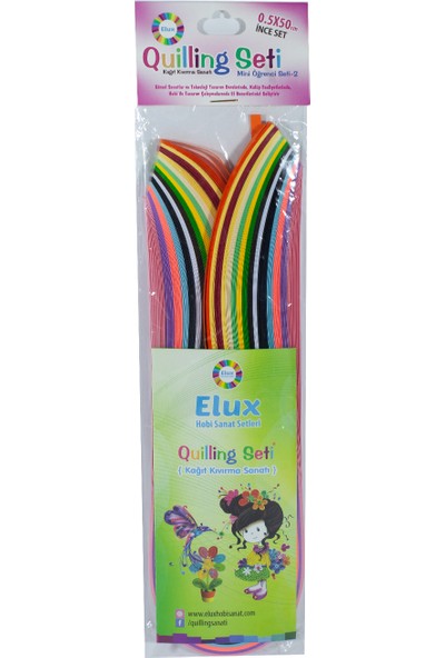 Quilling Set Ince 0,5X50 cm 150 Kağıt Şerit Ince Quilling Set Ince 0,5X50 cm 150 Kağıt Şerit Ince