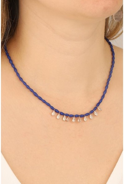 Mistik Silver Sallantılı Tifani Taşlı Gümüş Kolye Mistik Silver Sallantılı Tifani Taşlı Gümüş Kolye