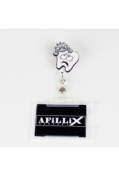Afillix Concept Diş Canavarı Tasarım Ahşap Yoyo Yaka Kartı Aksesuarı Şeffaf Kart Koruyucu Hediyeli Afillix Concept Diş Canavarı Tasarım Ahşap Yoyo Yaka Kartı Aksesuarı Şeffaf Kart Koruyucu Hediyeli