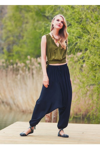 Clandestino Beli Lastikli Şalvar