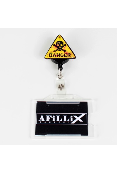 Afillix Concept Danger Tasarım Ahşap Yoyo Yaka Kartı Aksesuarı Şeffaf Kart Koruyucu Hediyeli Afillix Concept Danger Tasarım Ahşap Yoyo Yaka Kartı Aksesuarı Şeffaf Kart Koruyucu Hediyeli