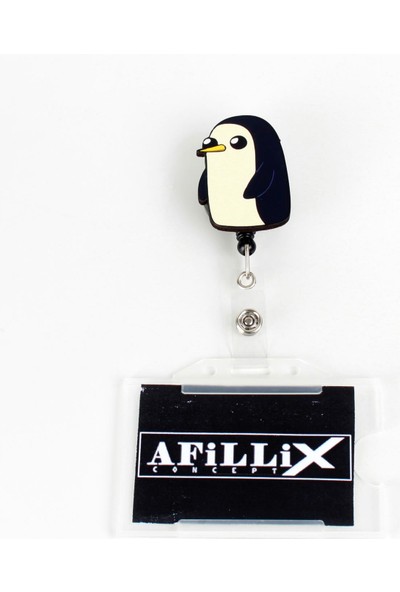Afillix Concept Penguen Tasarım Ahşap Yoyo Yaka Kartı Aksesuarı Şeffaf Kart Koruyucu Hediyeli Afillix Concept Penguen Tasarım Ahşap Yoyo Yaka Kartı Aksesuarı Şeffaf Kart Koruyucu Hediyeli