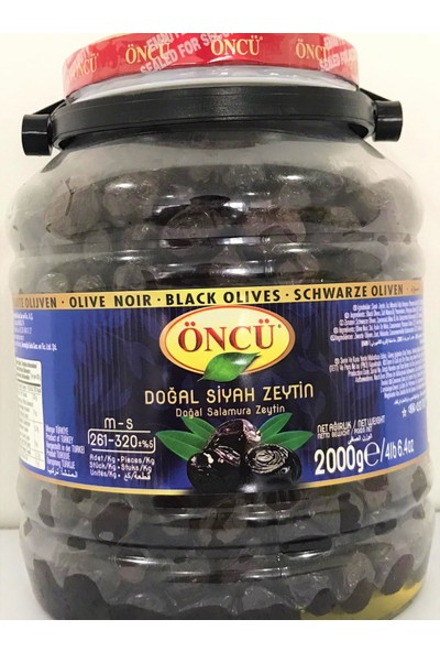 Öncü Siyah Zeytin 261-320 M-S 2000 gr x 2