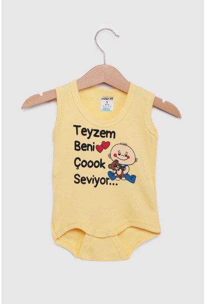 Teyzem Beni Çok Seviyor Bebek Zıbın | Sarı Teyzem Beni Çok Seviyor Bebek Zıbın | Sarı