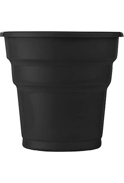 Roll-Up Bardak Plastik Renkli 25'li Siyah Roll-Up Bardak Plastik Renkli 25'li Siyah