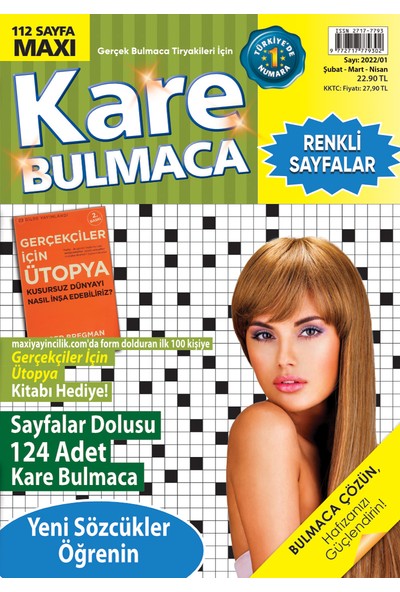Kare Bulmaca 2022/01 Kare Bulmaca 2022/01