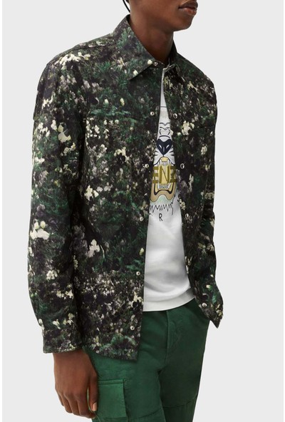 Kenzo Pamuklu Çift Cepli Gömlek Erkek Gömlek Fc5 5CH515 9t3 99 Kenzo Pamuklu Çift Cepli Gömlek Erkek Gömlek Fc5 5CH515 9t3 99