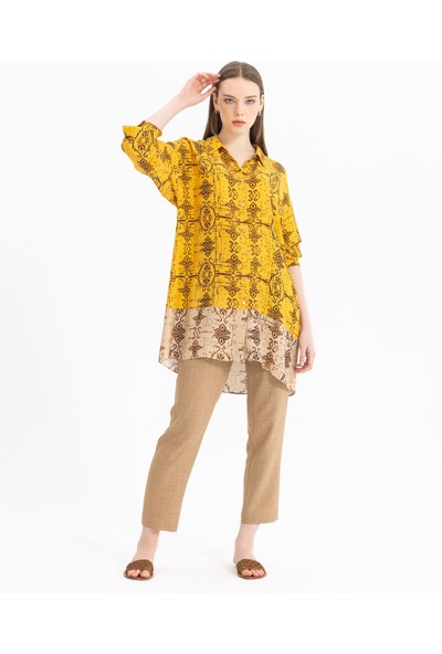 Scl Tunik Gömlek 1028 - Sarı