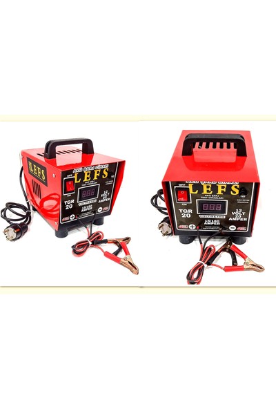 Pro Lefs 12 Volt 20 Amper Dijital Göstergeli Akü Şarj Cihazı 180 Ampere Kadar Şarj Pro Lefs 12 Volt 20 Amper Dijital Göstergeli Akü Şarj Cihazı 180 Ampere Kadar Şarj