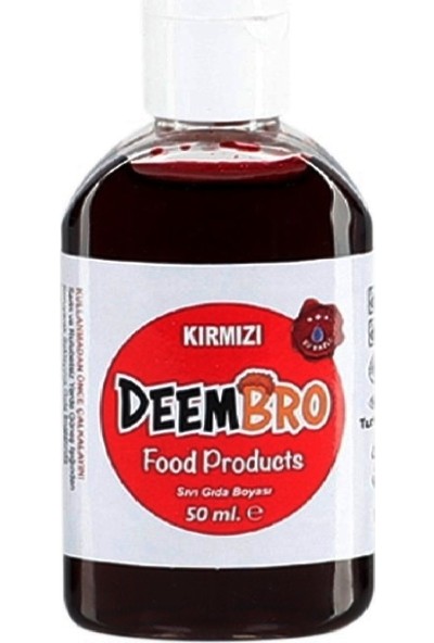 Deembro Sıvı Gıda Boyası 50 ml Kırmızı
