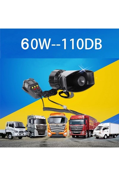 Sunlink 7-Ses Yüksek Sesle Araba Uyarı Alarmı Polis Yangın Siren Hava Bugle Pa Hoparlör 12V 60W Siren Hava Korna Megafon Araba Horn 110DB (Yurt Dışından) Sunlink 7-Ses Yüksek Sesle Araba Uyarı Alarmı Polis Yangın Siren Hava Bugle Pa Hoparlör 12V 60W Siren Hava Korna Megafon Araba Horn 110DB (Yurt Dışından)