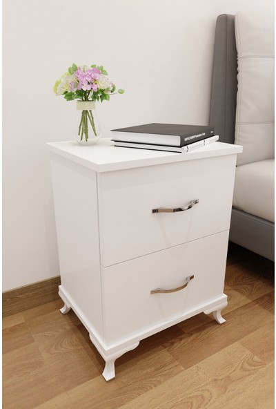 Furny 2 Çekmeceli̇ Beyaz Komodi̇n
