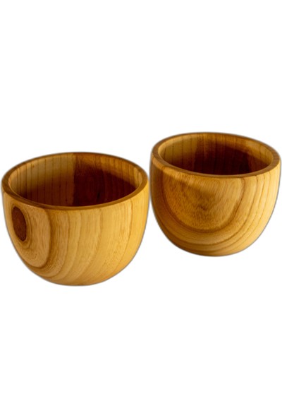 Nativu Ahşap Küçük Çerezlik Set Ash 2'li