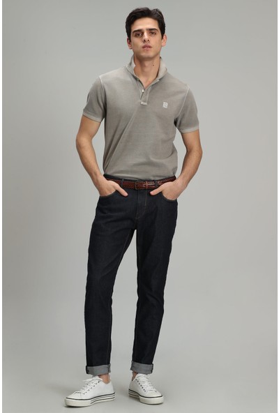 Lufian Rigel Smart Jean Erkek Pantolon Slim Fit Koyu Mavi Lufian Rigel Smart Jean Erkek Pantolon Slim Fit Koyu Mavi