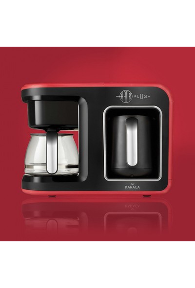 Karaca Hatır Plus 2 In 1 Kahve Makinesi Kırmızı