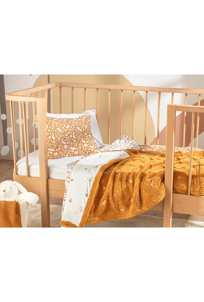 English Home Puffy Rabbit Polyester Bebe Battaniye 75X120 cm Hardal English Home Puffy Rabbit Polyester Bebe Battaniye 75X120 cm Hardal