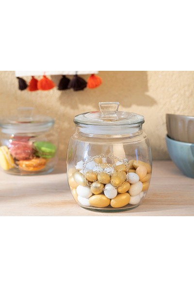 English Home Butterflys Cam Saklama Kavanoz 900 Ml Beyaz English Home Butterflys Cam Saklama Kavanoz 900 Ml Beyaz