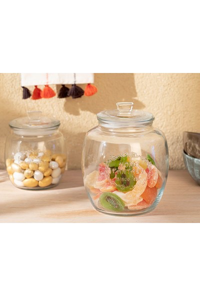 English Home Butterflys Cam Saklama Kavanoz 1200 ml Beyaz English Home Butterflys Cam Saklama Kavanoz 1200 ml Beyaz