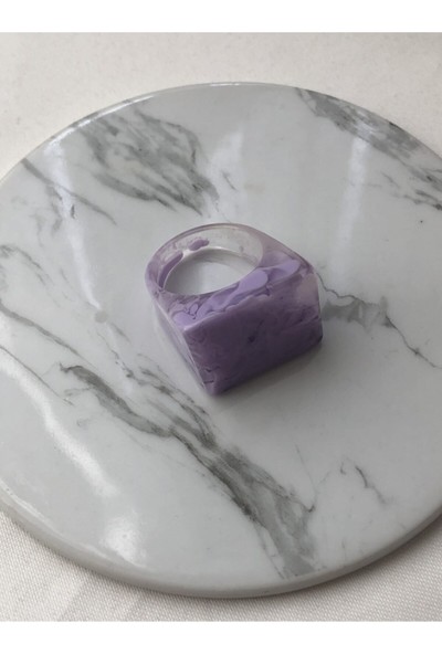Lil'adore Mor Akrilik Yüzük