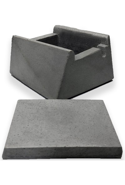 RocArt Home Beton Metrik Kül Tablası (Gri)