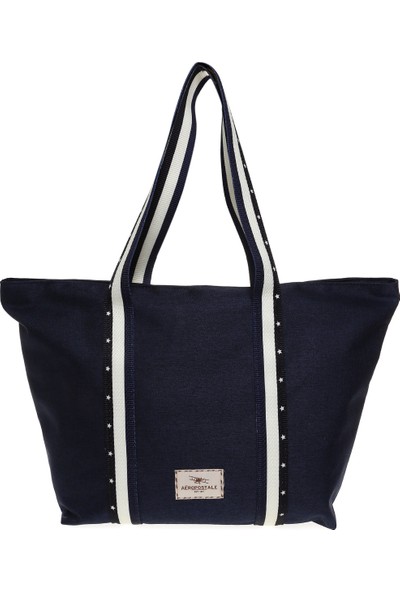 Aeropostale Ellona Indigo Plaj Çantası