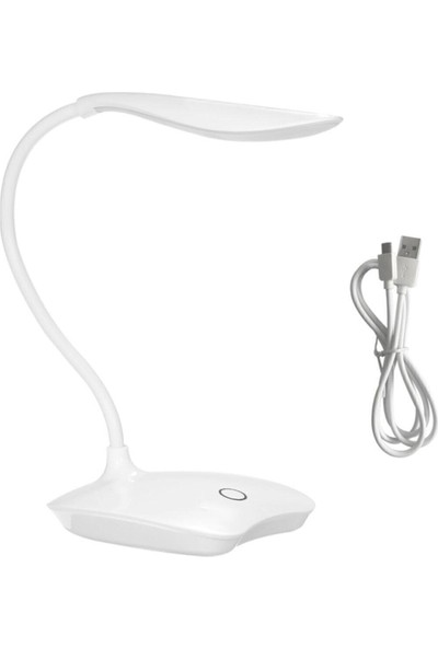 Newstore Home Dokunmatik 3 Kademeli Masa Lambası USB Kablolu Pilli Bükülebilir Kitap Okuma LED Gece Lambası Newstore Home Dokunmatik 3 Kademeli Masa Lambası USB Kablolu Pilli Bükülebilir Kitap Okuma LED Gece Lambası