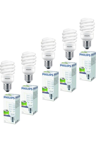 Philips E27 Duylu 23w 865 Lümen Beyaz Ampül 5 Adet Philips E27 Duylu 23w 865 Lümen Beyaz Ampül 5 Adet