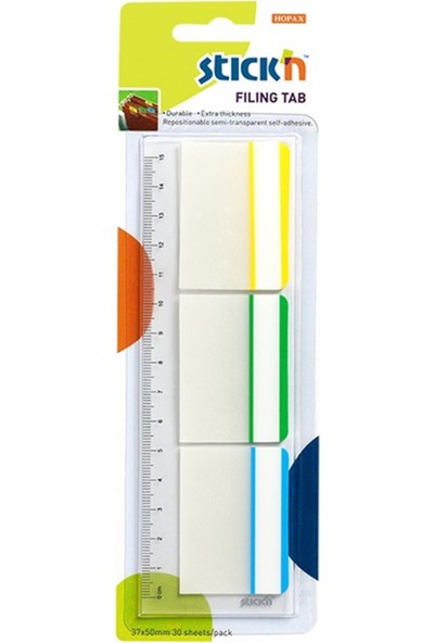 Gıpta Stick'n 21360 37X50MM. Yapışkanlı Işaret Bandı 30 Sayfa