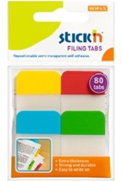 Gıpta Stick'n 21607 25X38MM. Yapışkanlı Işaret Bantı 4 Renk
