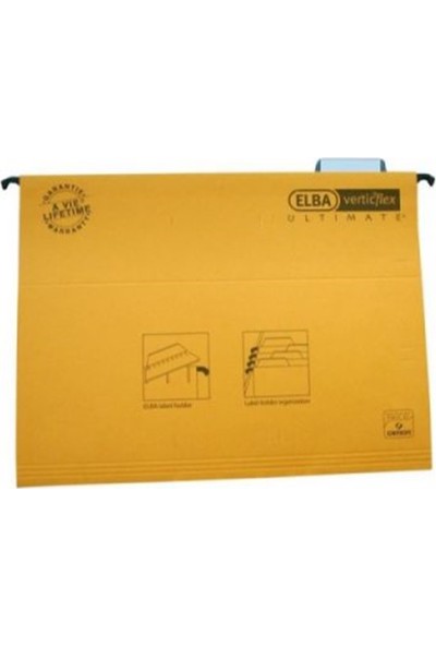 Elba Askılı Dosya Vertıcflex Sarı (60011) Elba Askılı Dosya Vertıcflex Sarı (60011)