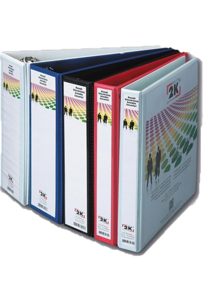 2k 7 Cm. 2 Halkalı Klasör Kırmızı