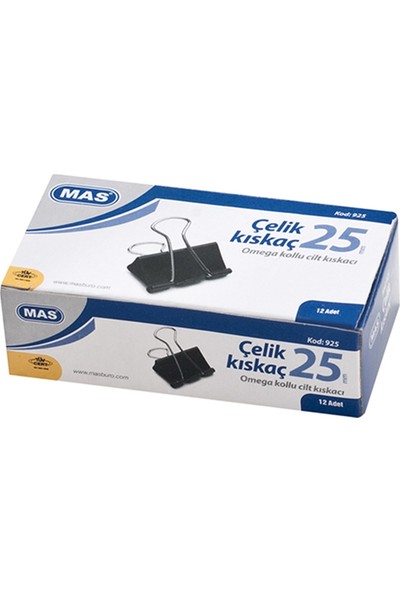 Mas 925 Çelik Kıskaç 25MM