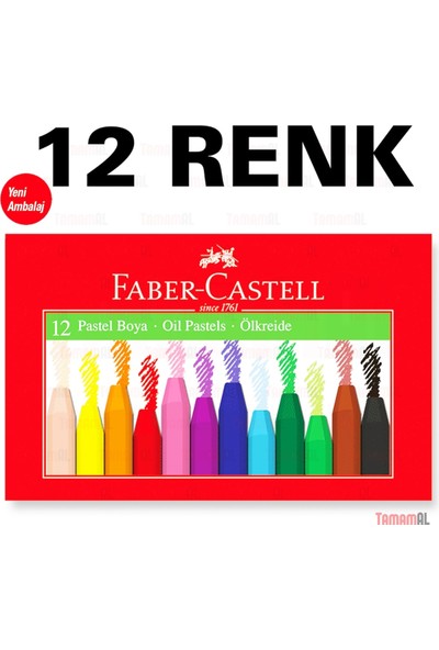 Faber-Castell Faber Castell Pastel Boya 12 Renk