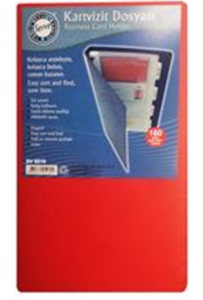 Serve Sv 6024 Kartvizit Dosyası 240'LI Kırmızı Serve Sv 6024 Kartvizit Dosyası 240'LI Kırmızı