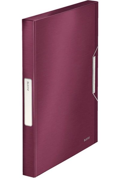 Leitz 3956 Style Lastikli Dosya Bordo