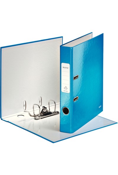 Leitz Klasör 180° Wow Dar Metalik Mavi