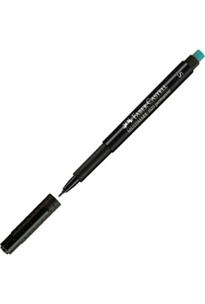 Faber-Castell Faber Castell 1523 Asetat Kalemi Silgili S Uç - Siyah Faber-Castell Faber Castell 1523 Asetat Kalemi Silgili S Uç - Siyah