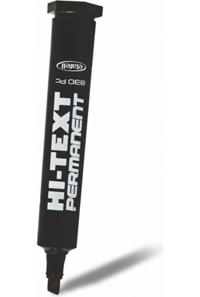 Hi-Text 830 Pc Permanent Kalem Kesik Uçlu Siyah Hi-Text 830 Pc Permanent Kalem Kesik Uçlu Siyah