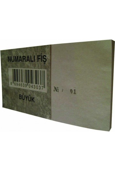 Sam Numaralı Fiş Büyük