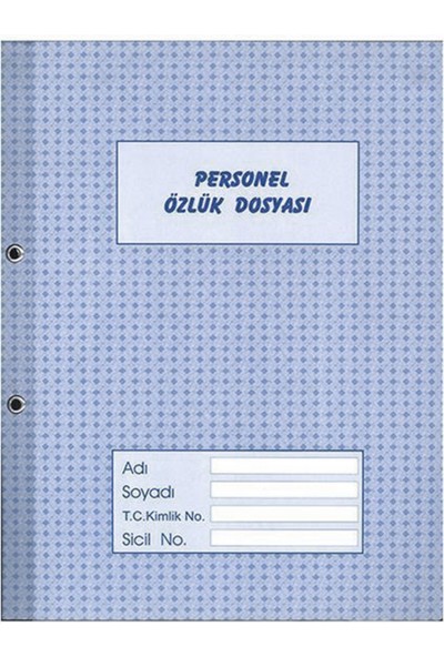 Dilman Personel Özlük Dosyası Telli Kapsüllü 24 x 32 cm