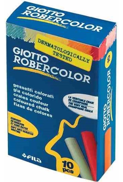 Robercolor Renkli Tebeşir 10'lu Paket Robercolor Renkli Tebeşir 10'lu Paket