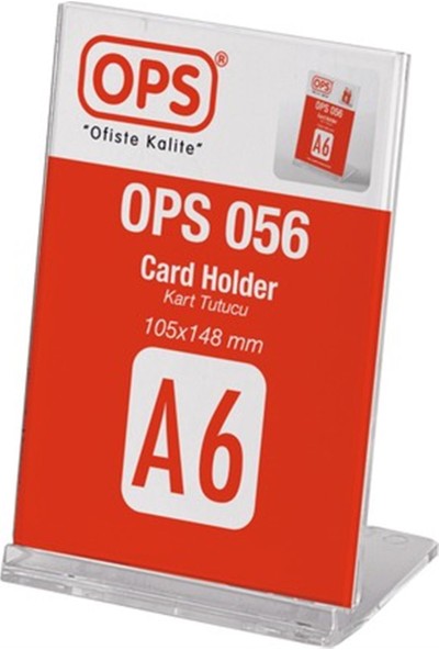 Ops 056 A6 Dikey Afiş Taşıyıcı