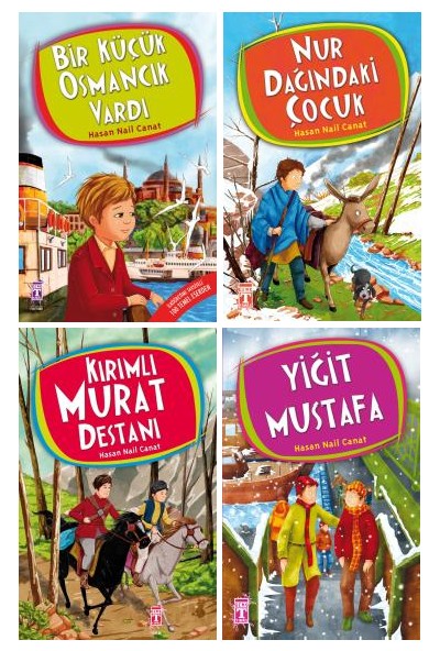 Hasan Nail Canat 4 Kitap Set / Bir Küçük Osmancık Vardı - Nur Dağındaki Çocuk - Kırımlı Murat Destanı - Yiğit Mustafa Hasan Nail Canat 4 Kitap Set / Bir Küçük Osmancık Vardı - Nur Dağındaki Çocuk - Kırımlı Murat Destanı - Yiğit Mustafa