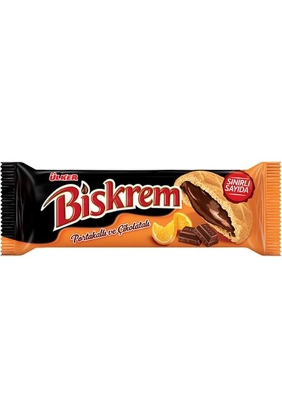Ülker Biskrem Portakallı Çikolatalı 90 G