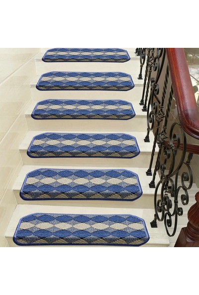 Stepmat Desenli Kendinden Yapışkanlı Merdiven Basamak Paspası / Halısı